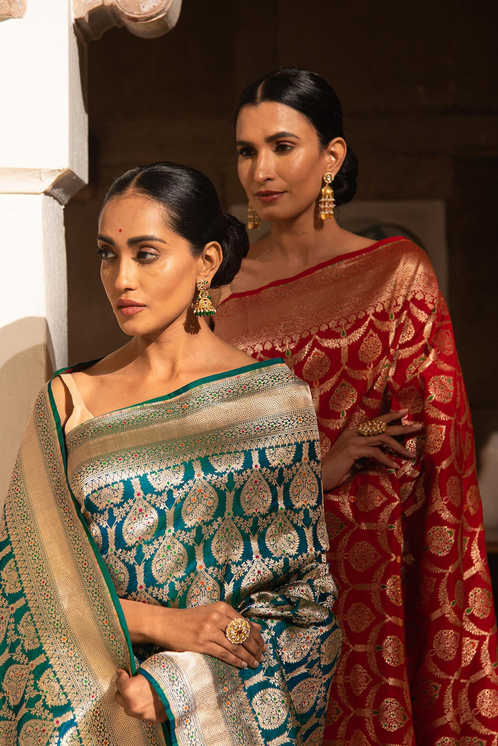 Shop Handwoven Banarasi Sarees Online - Sacred Weaves