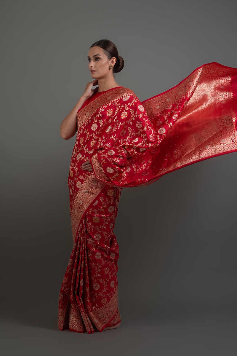 Shop Handwoven Banarasi Sarees Online - Sacred Weaves