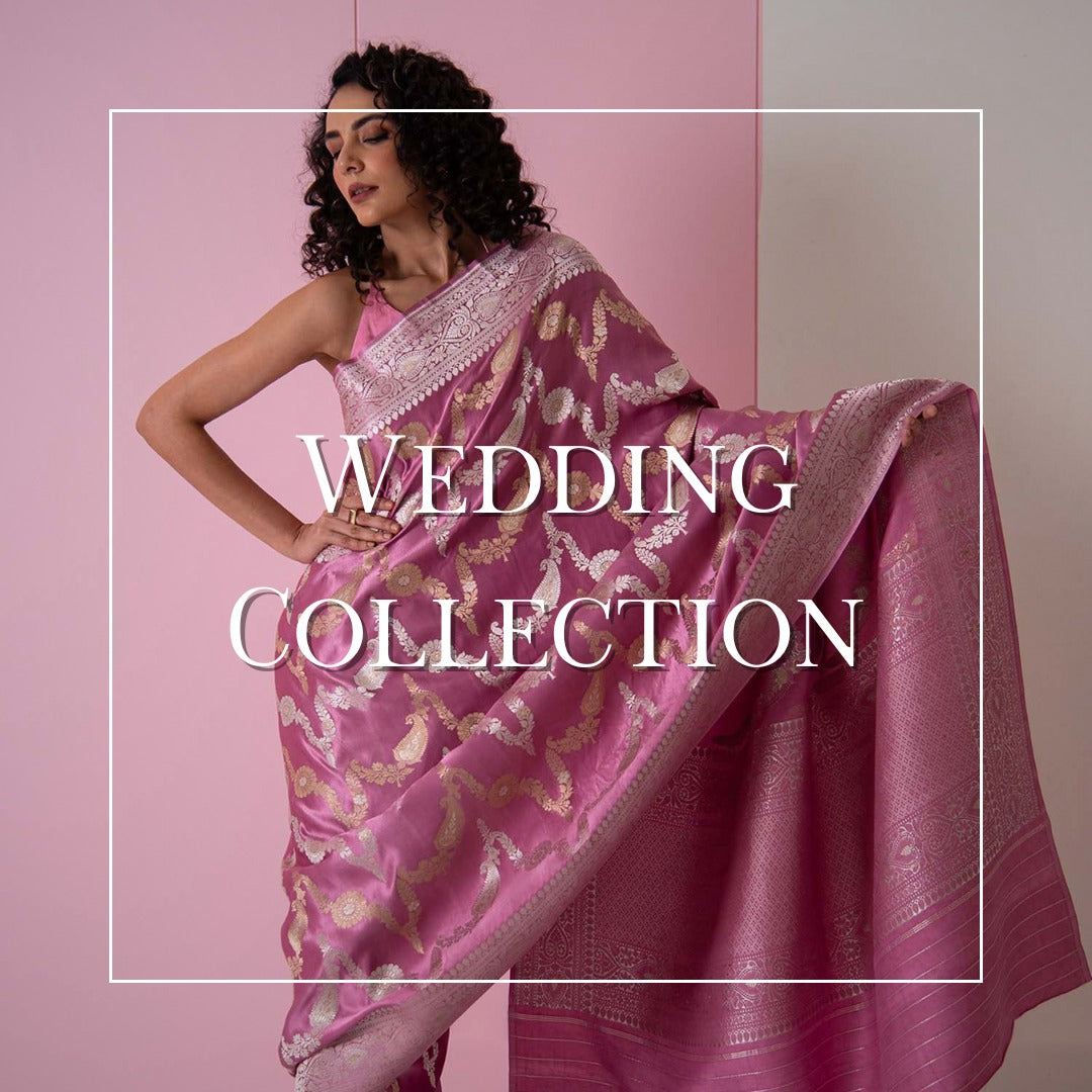 Shop Handwoven Banarasi Sarees Online - Sacred Weaves