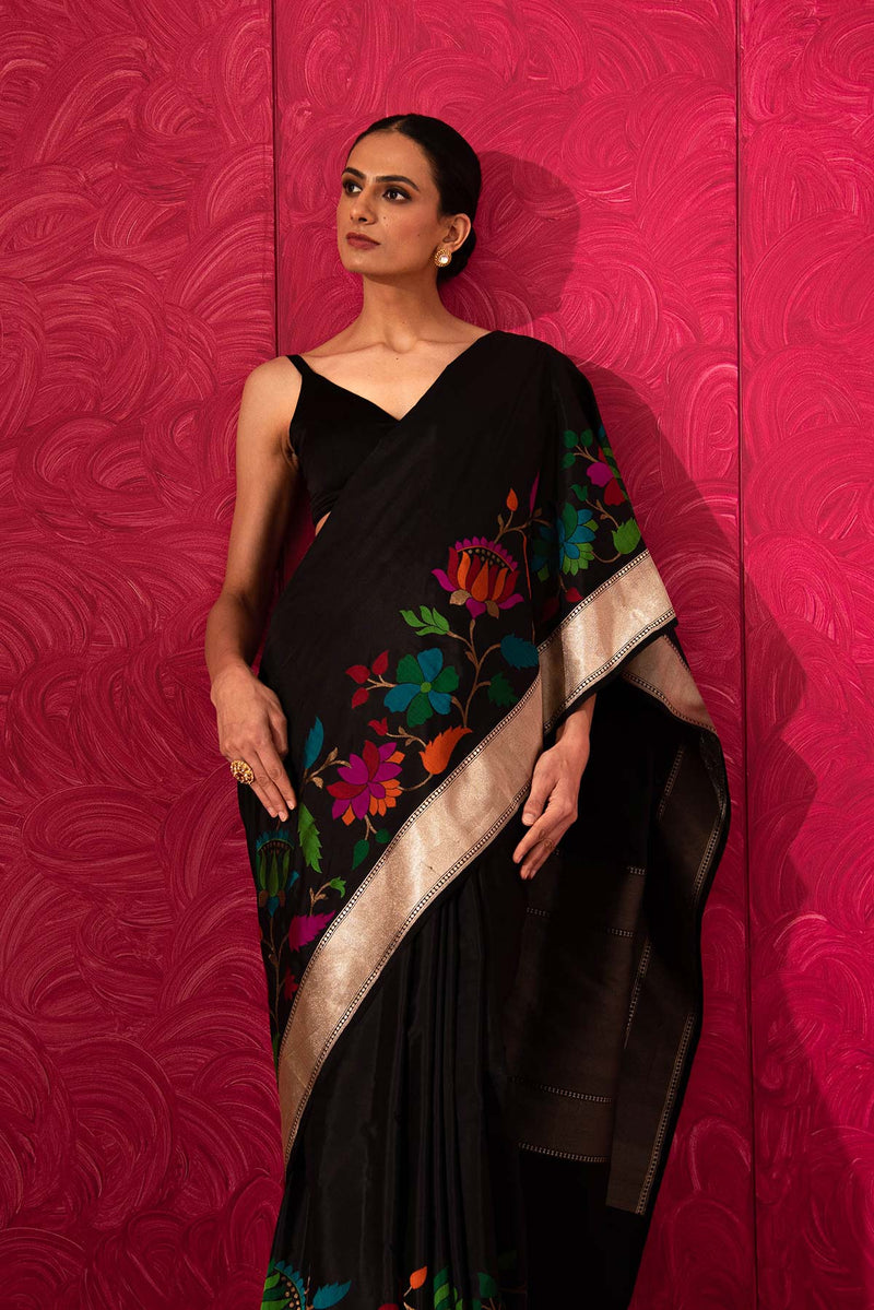 Shop Exquisite Handwoven Pure Banarasi Sarees Online - Sacred Weaves